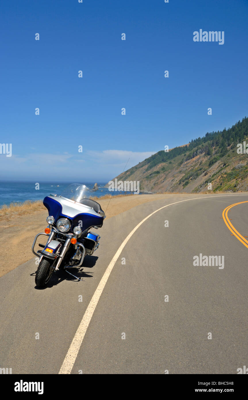 Harley Davidson Motorcycle, Pacific Coast Highway, State Route 1 ...