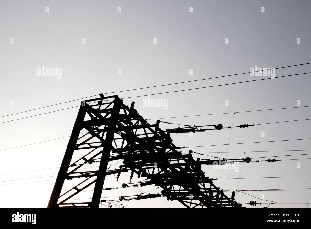 Over head electric railway hi-res stock photography and images - Alamy