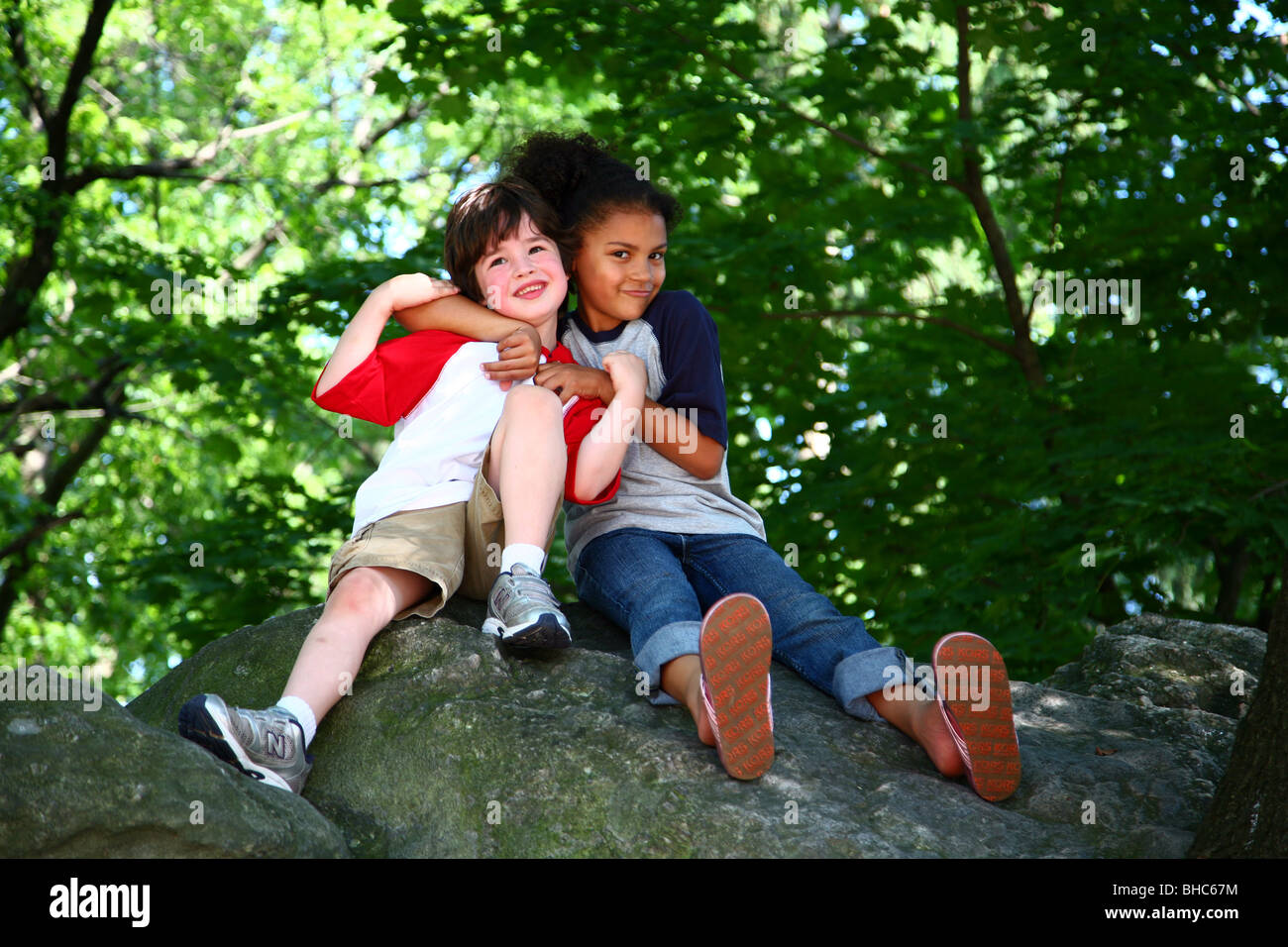 Girl boy rock ethnic hi-res stock photography and images - Alamy