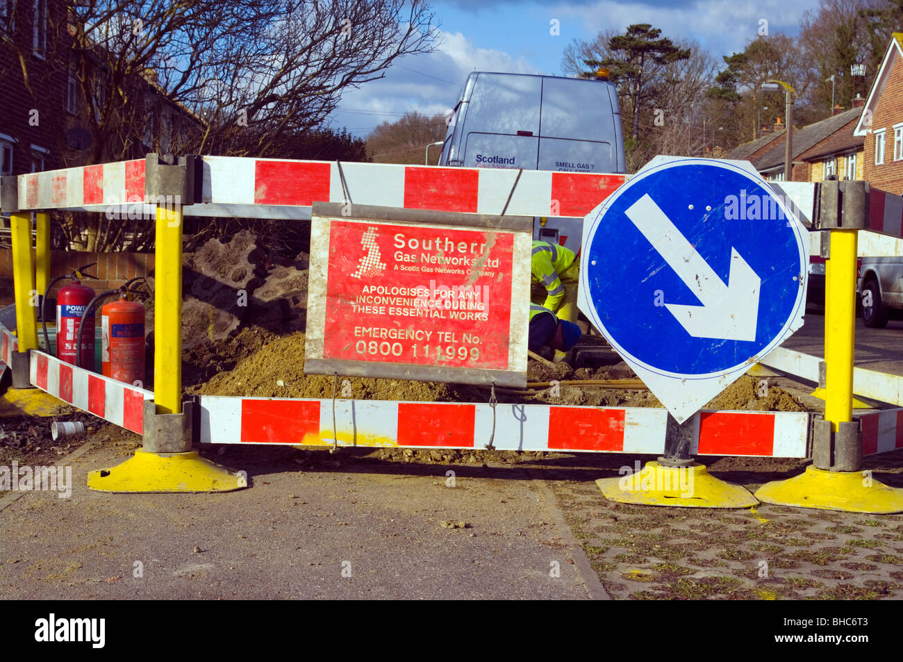Gas main repairs hi-res stock photography and images - Alamy