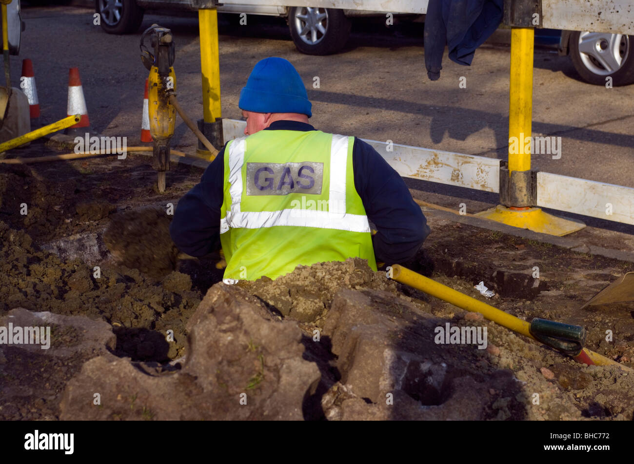 Gas main repairs hi-res stock photography and images - Alamy