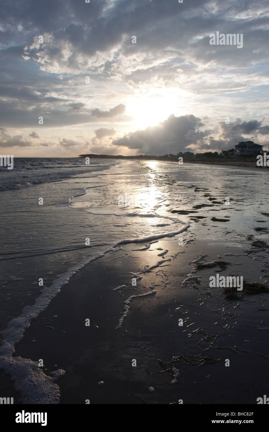 Sunset at Alligator Point, Florida, USA Stock Photo - Alamy