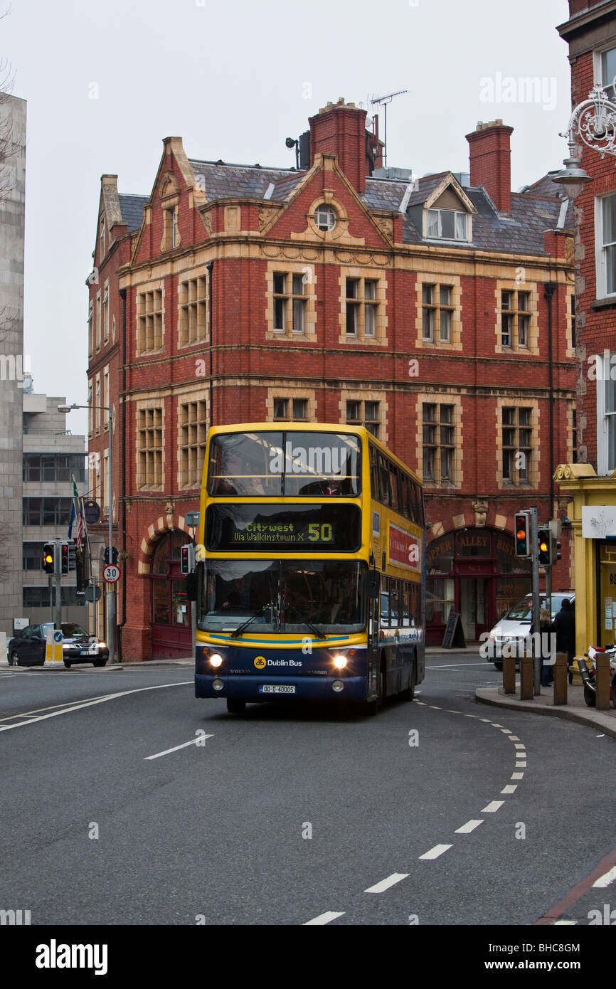 View of Lord Edward Street. Dublin, Ireland Stock Photo - Alamy