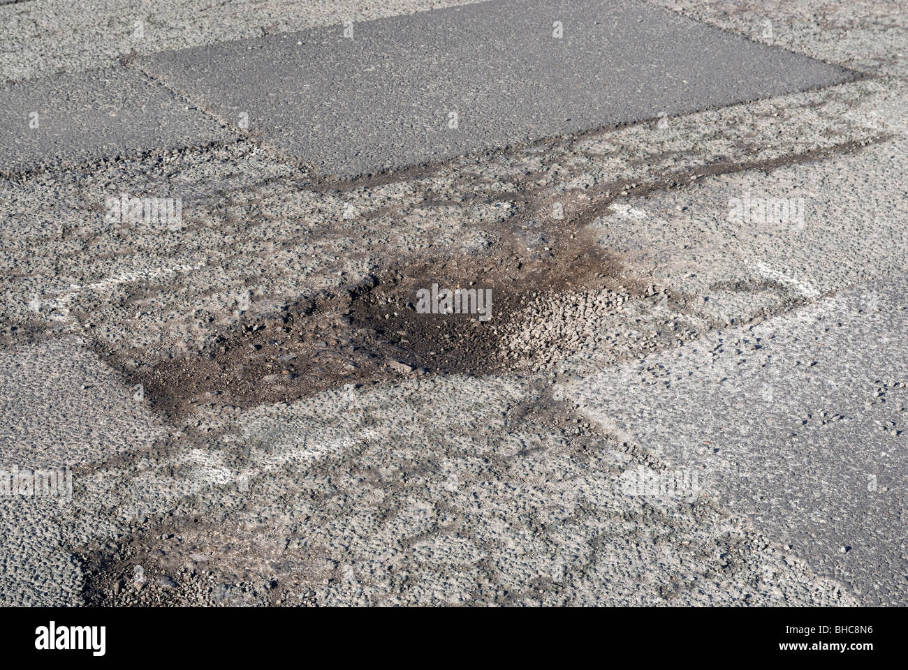 Disrepair deterioration surface erosion decay danger hazard motoring hi ...