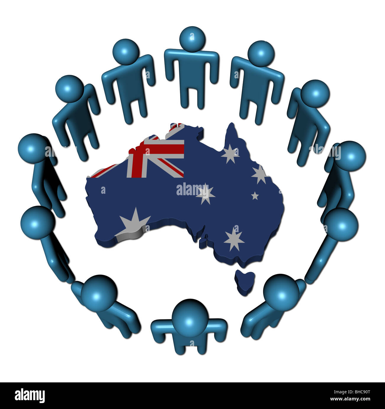 Australia map people group hi-res stock photography and images - Alamy
