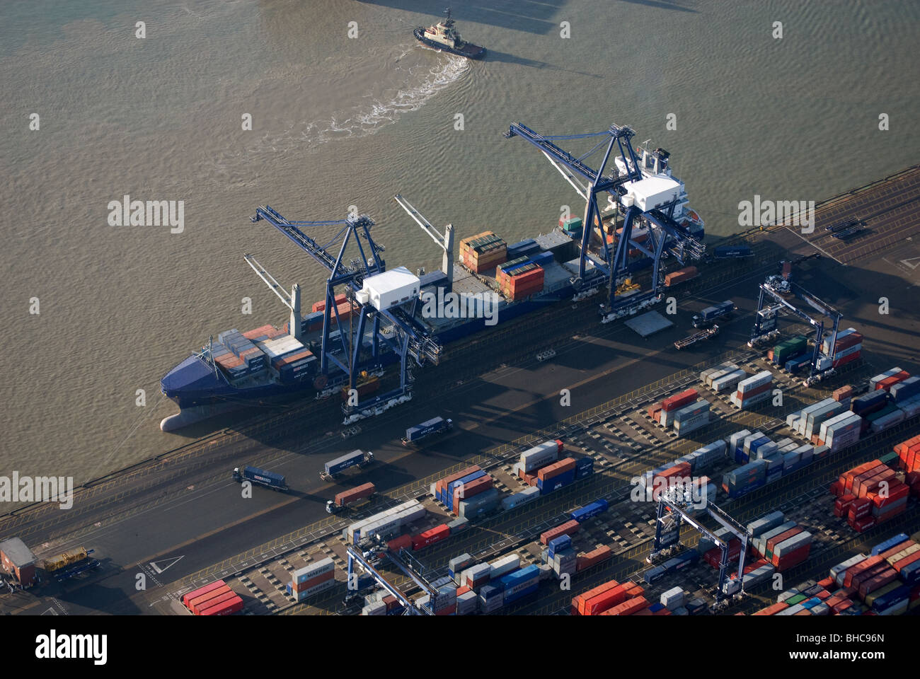 Aerial ferry loading hi-res stock photography and images - Alamy