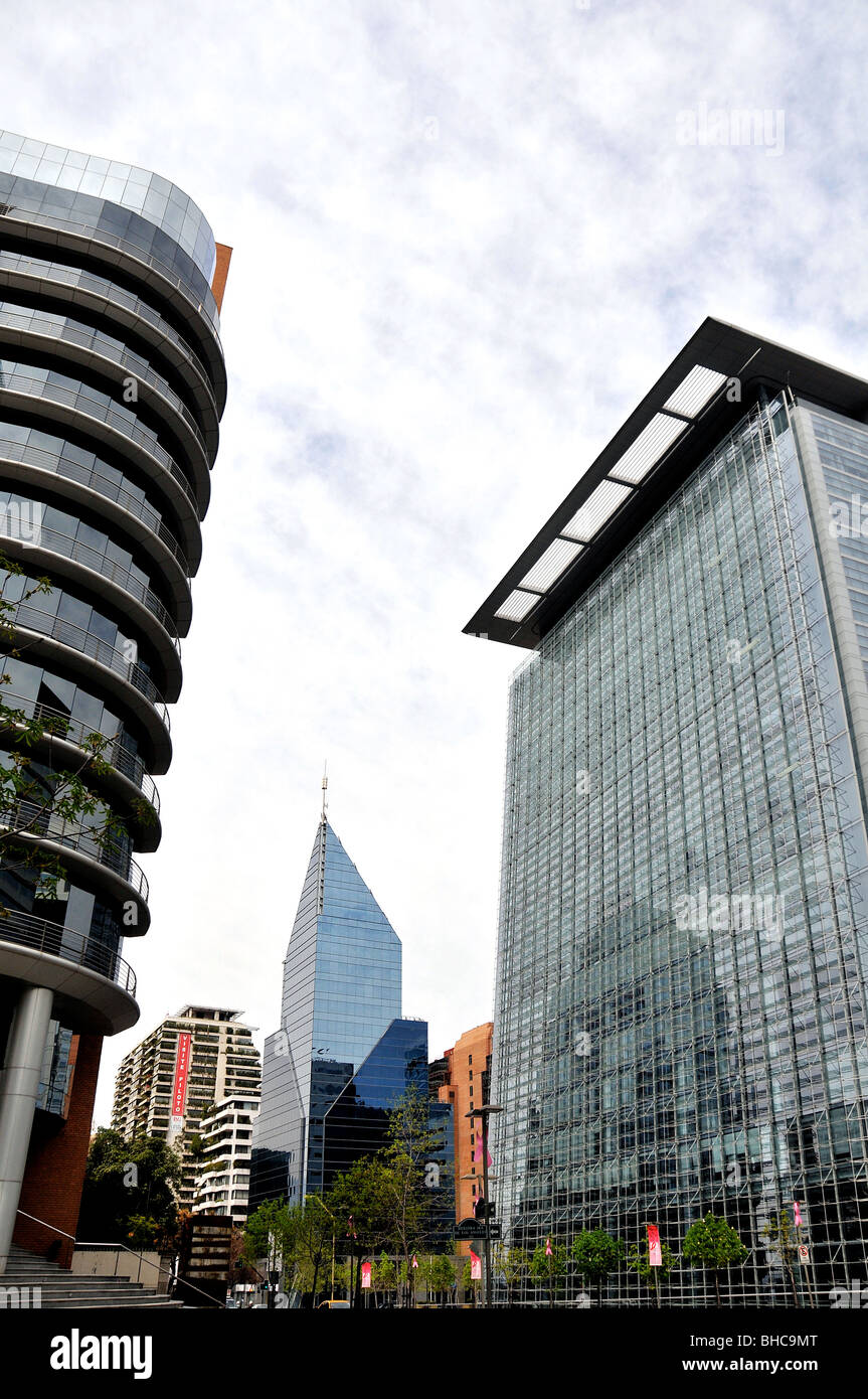 Modern buildings, Santiago, Chile Stock Photo - Alamy