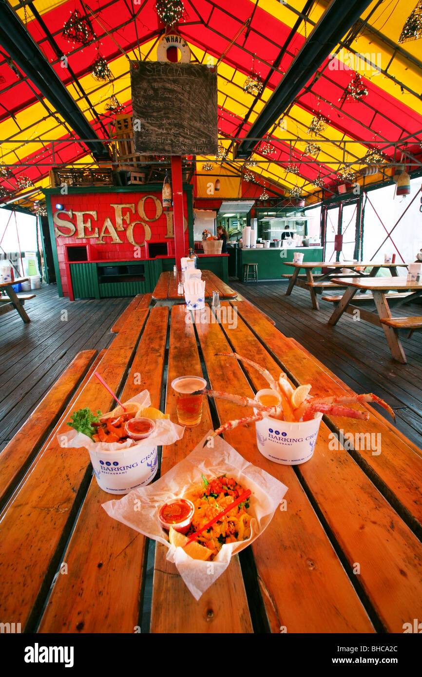 Barking Crab restaurant Boston MA Stock Photo - Alamy
