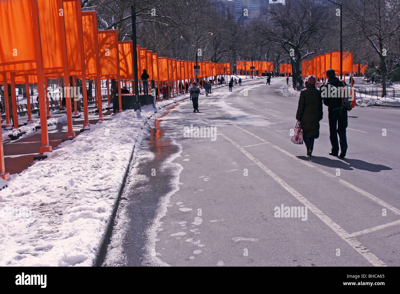 The Gates by Christo and Jeanne Claude Stock Photo - Alamy