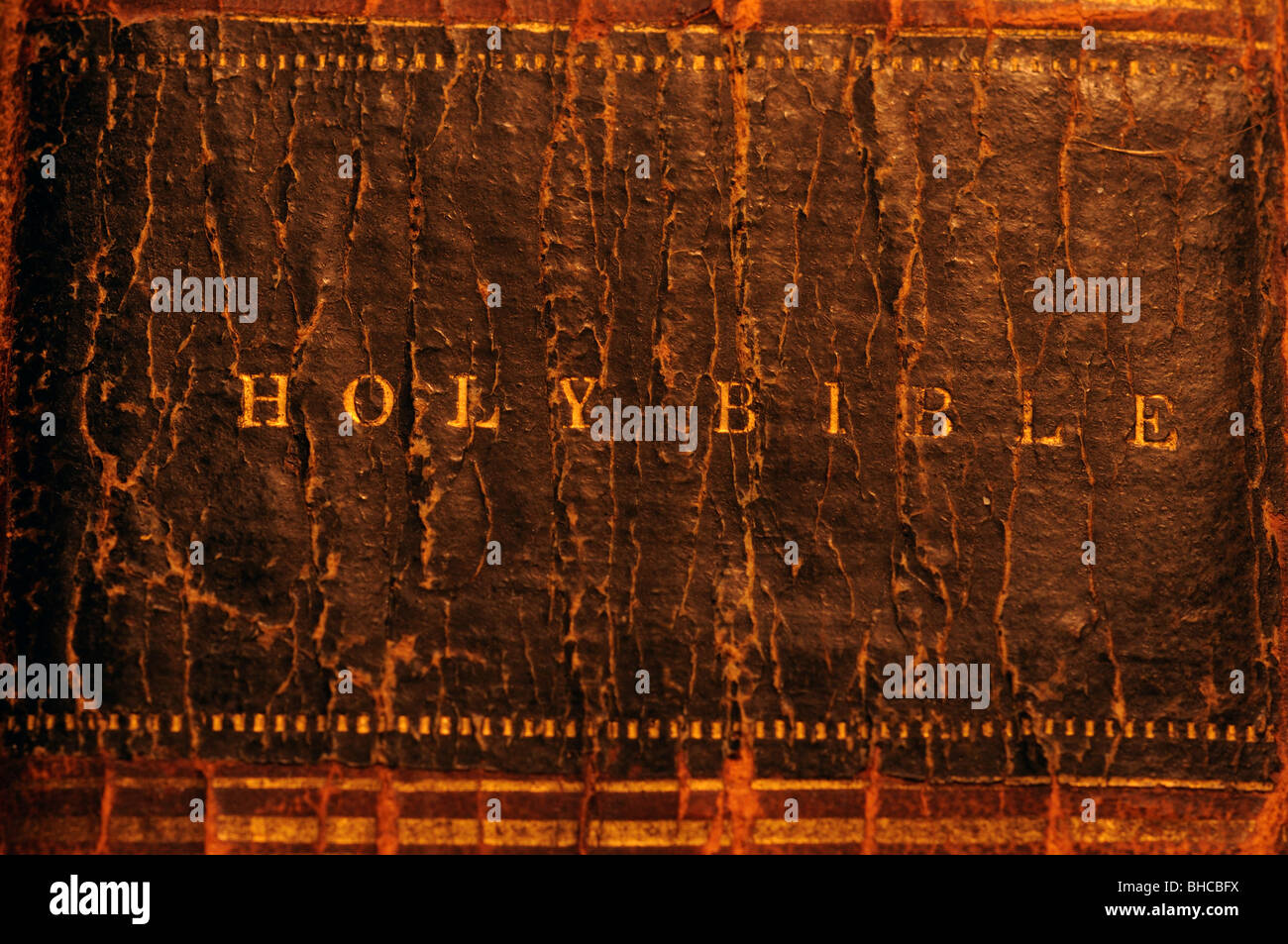 Old Bible cover Stock Photo - Alamy