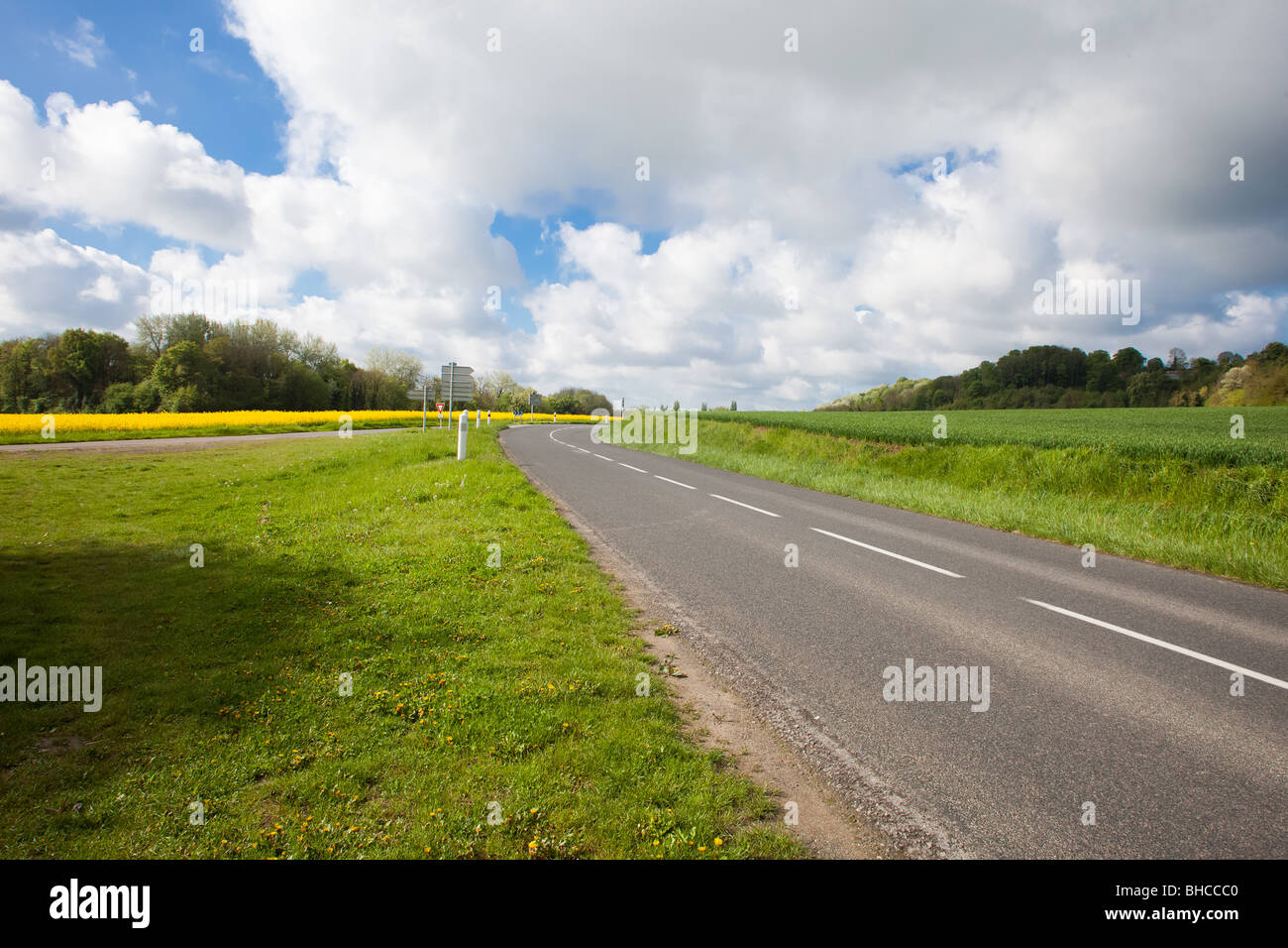 Road in the countryside Stock Photo - Alamy