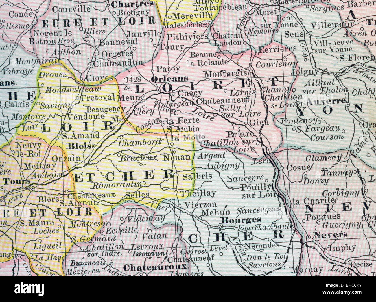 Maps mapping geography atlas france hi-res stock photography and images ...