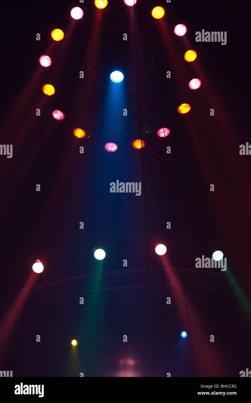 Colored Spot Lights Stock Photo - Alamy