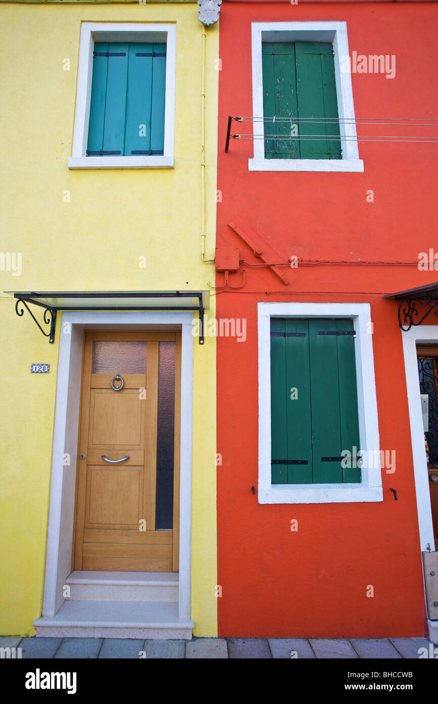 Bright coloured houses hi-res stock photography and images - Alamy