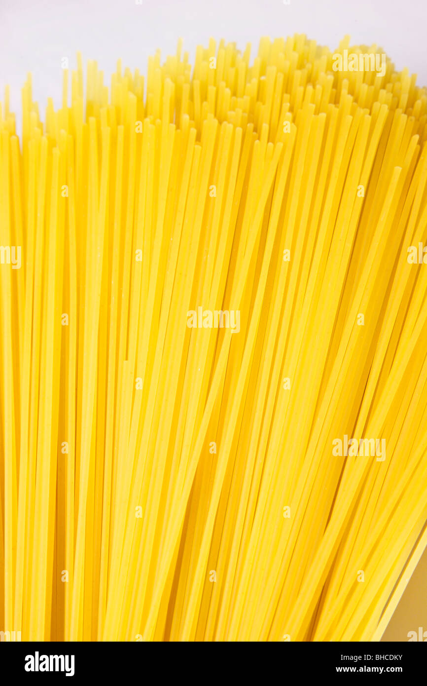 Dried Spaghetti on a White Background Stock Photo - Alamy
