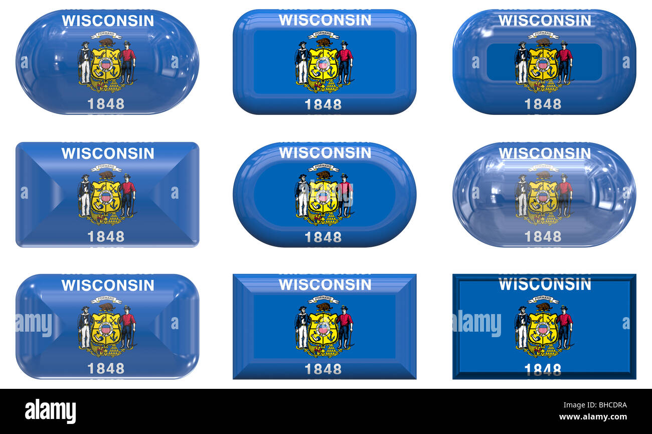 Flag of wisconsin hi-res stock photography and images - Alamy