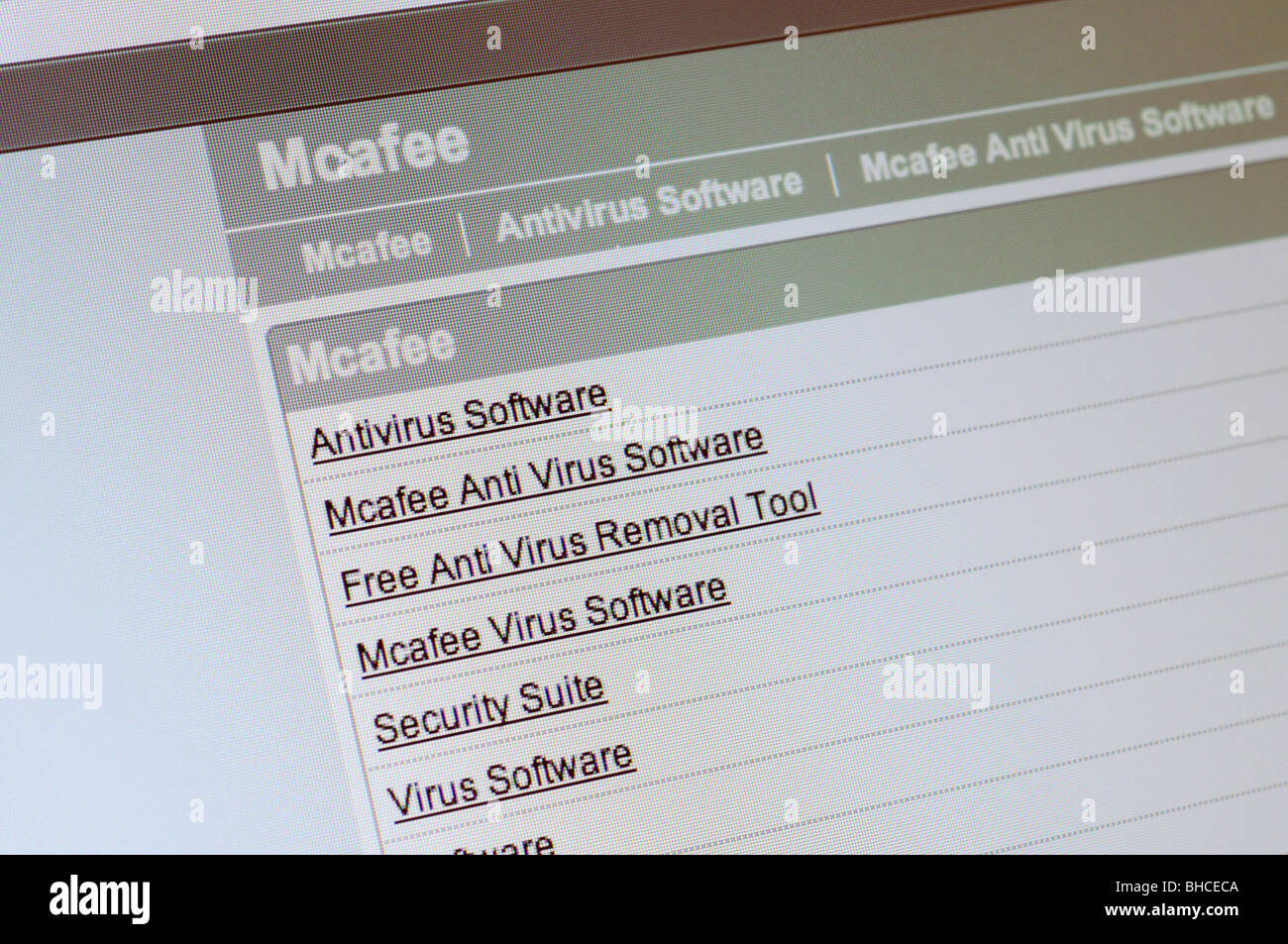 Macafee hi-res stock photography and images - Alamy