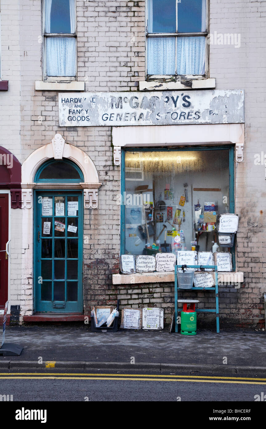 Old fashion general store in Burslem Stoke-on-Trent UK Stock Photo - Alamy