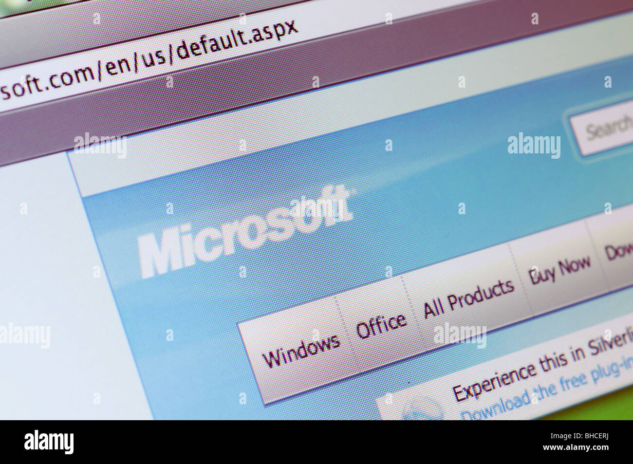 Microsoft screen hi-res stock photography and images - Alamy