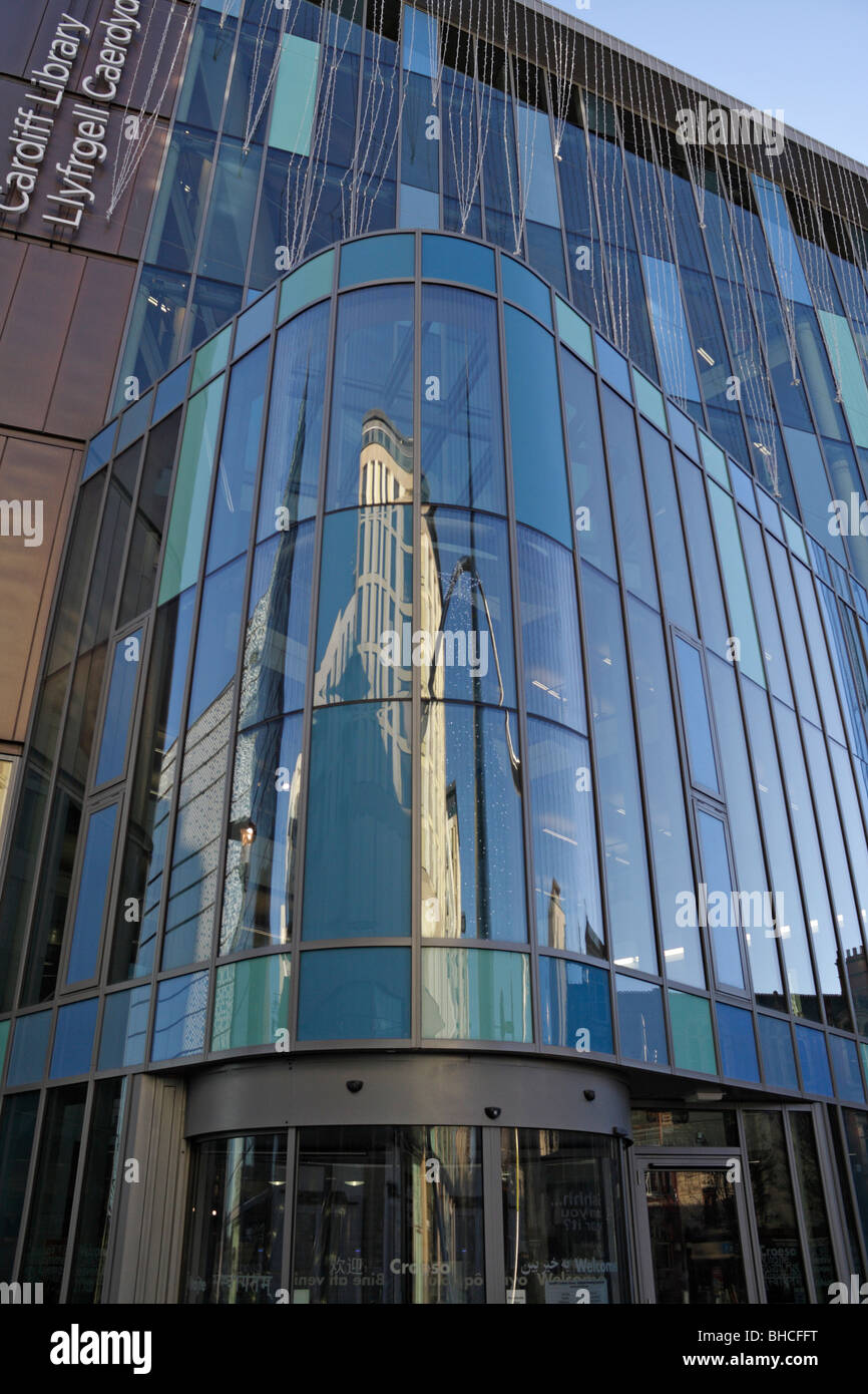 The new central library in Cardiff Wales Stock Photo - Alamy