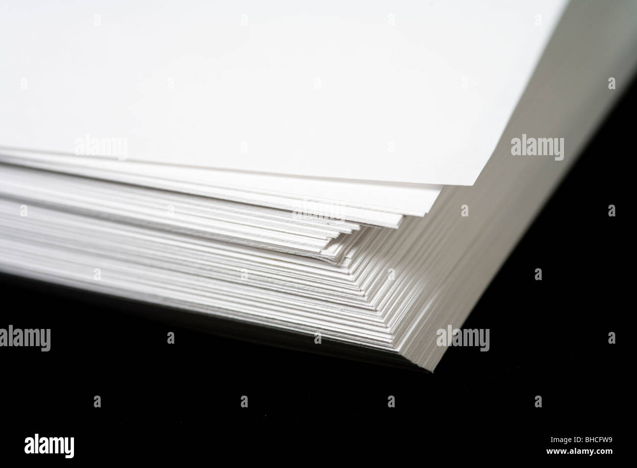 stack of paper Stock Photo - Alamy