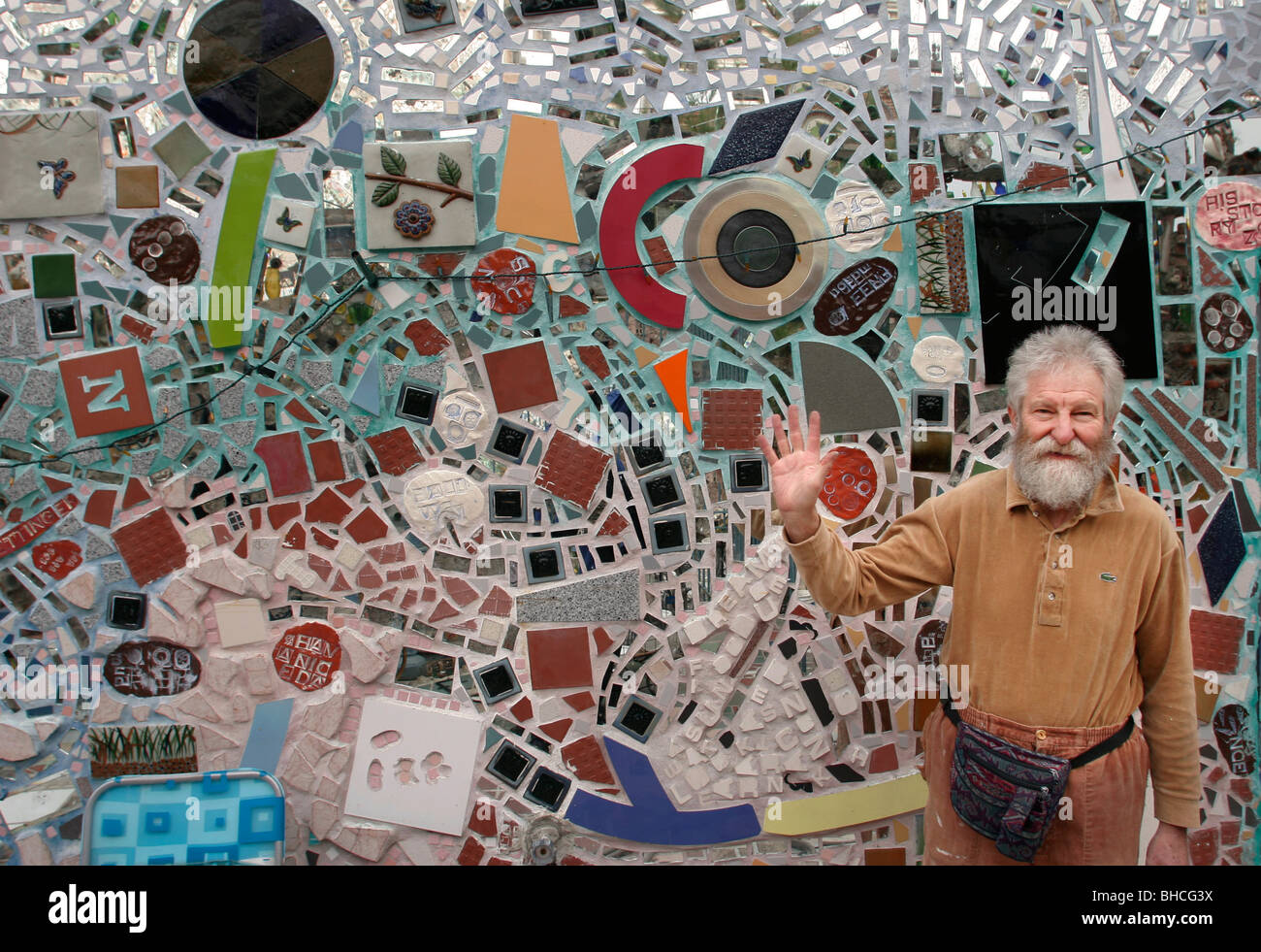 Mosaic artist isaiah zagar hi-res stock photography and images - Alamy