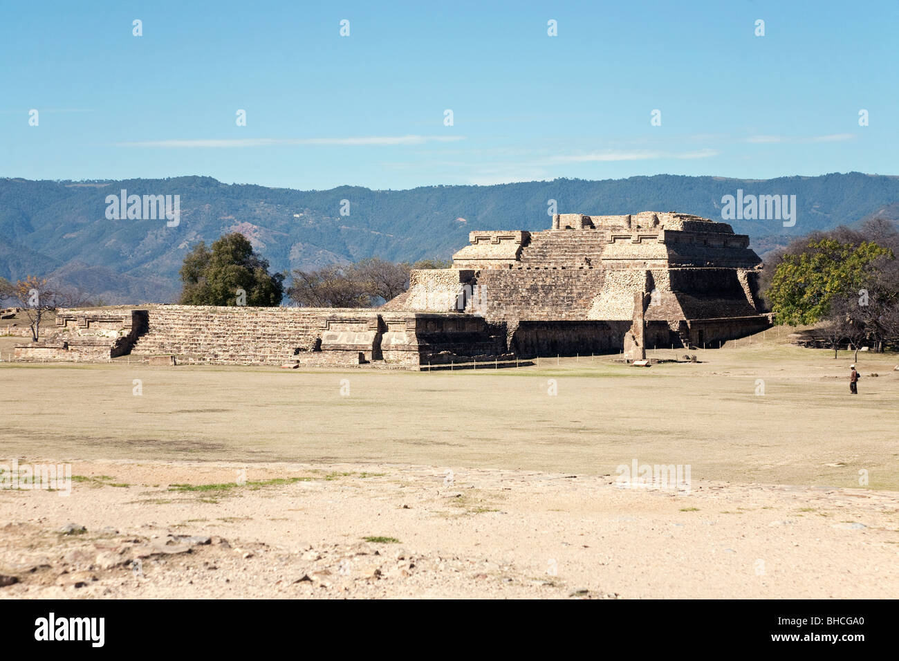 Building IV on the West side of the Great Plaza of the ancient Zapotec ...