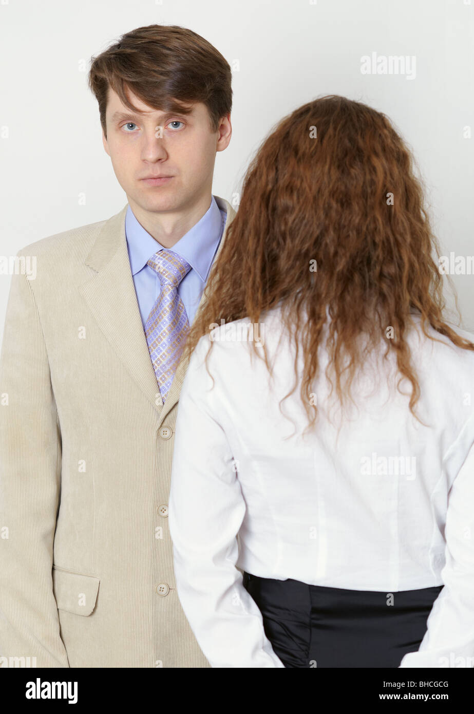 Strained relations between the husband and wife Stock Photo - Alamy