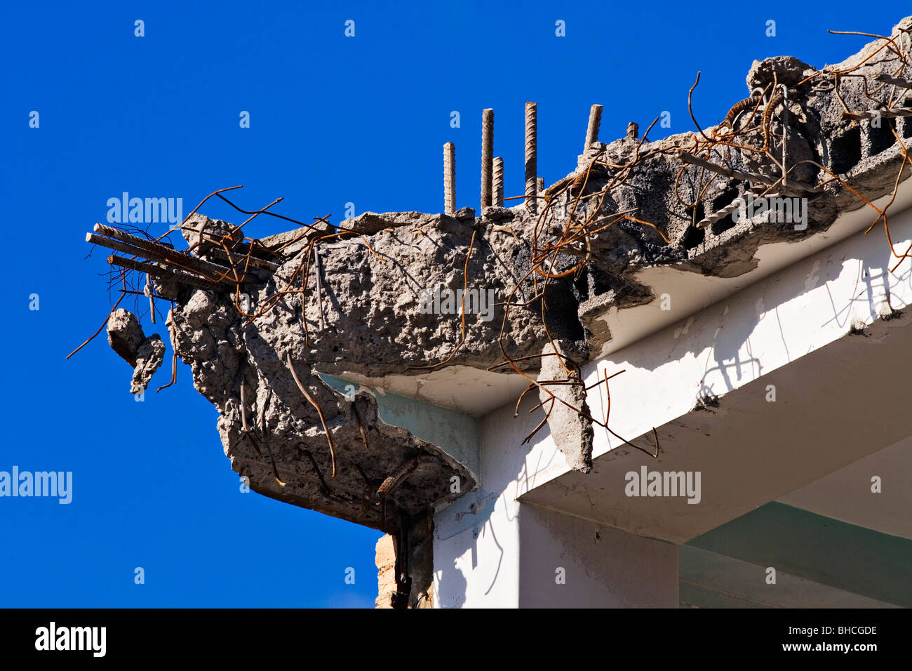 Demolition demolish rebar hi-res stock photography and images - Alamy