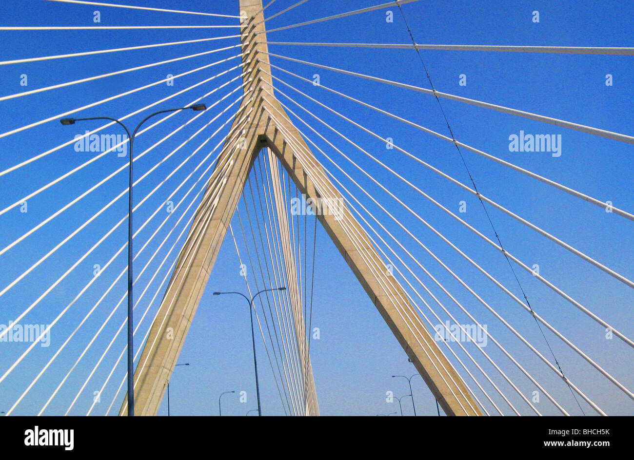 Leonard Zakim Bunker Hill Memorial bridge Boston Stock Photo - Alamy