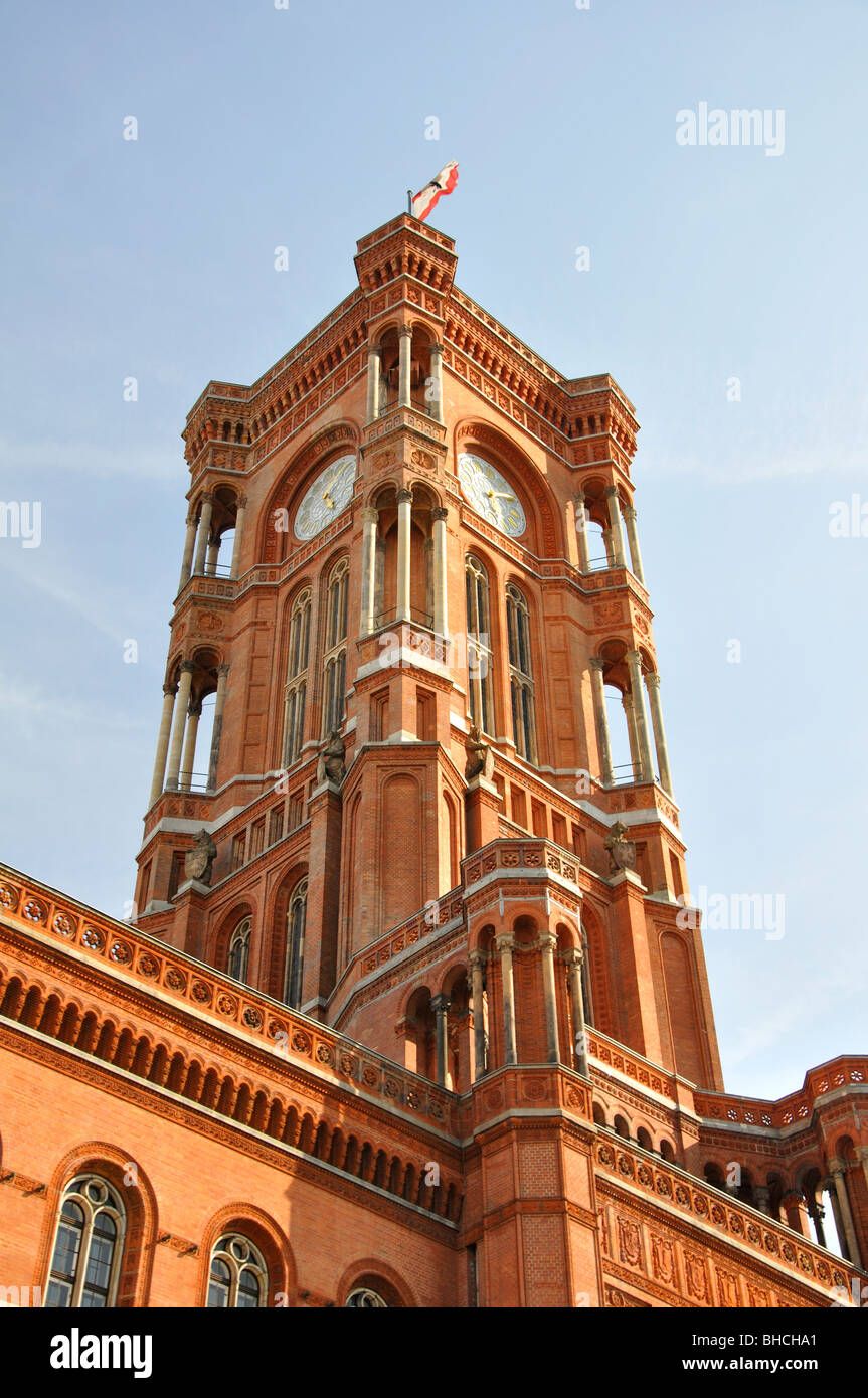 Red Town Hall, Berlin, Germany Stock Photo - Alamy