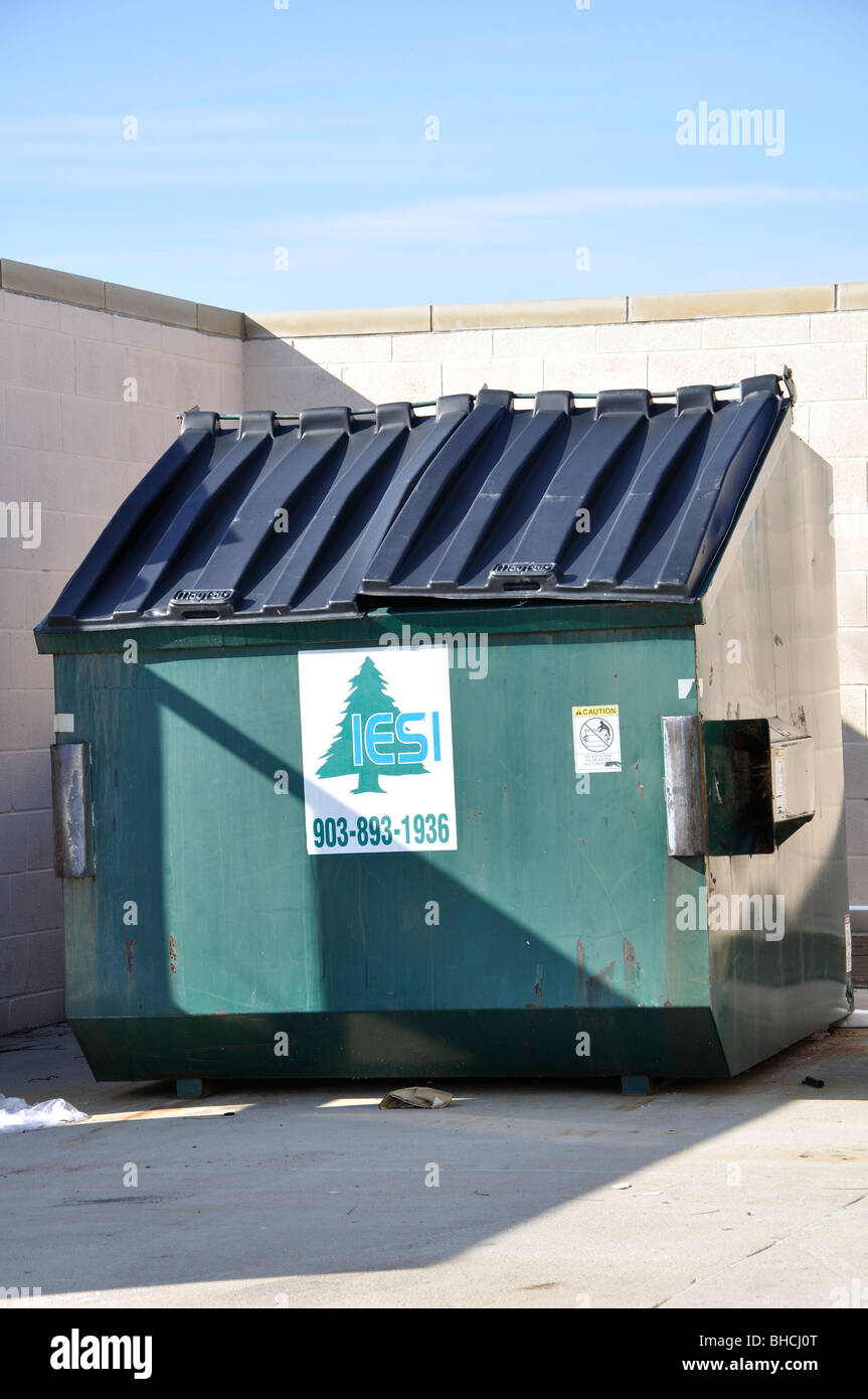 Garbage bin bins usa recycling trash united states green waste hi-res ...