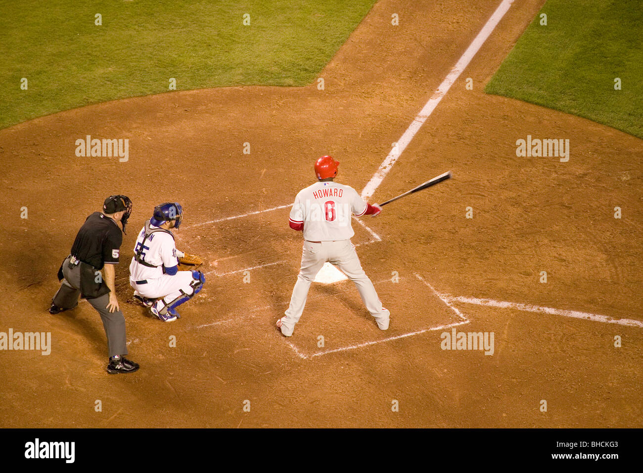 Philadelphia Phillies Ryan Howard, #6, left hand batter and National ...