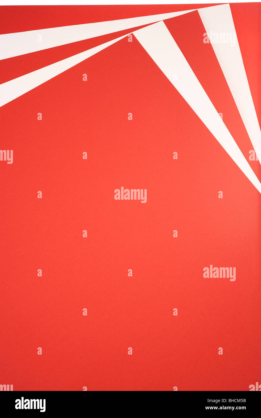 Red and white papers Stock Photo - Alamy
