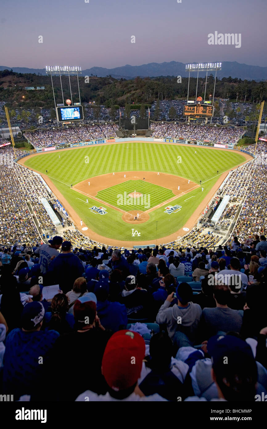 Grandstands overlooking home plate at National League Championship ...
