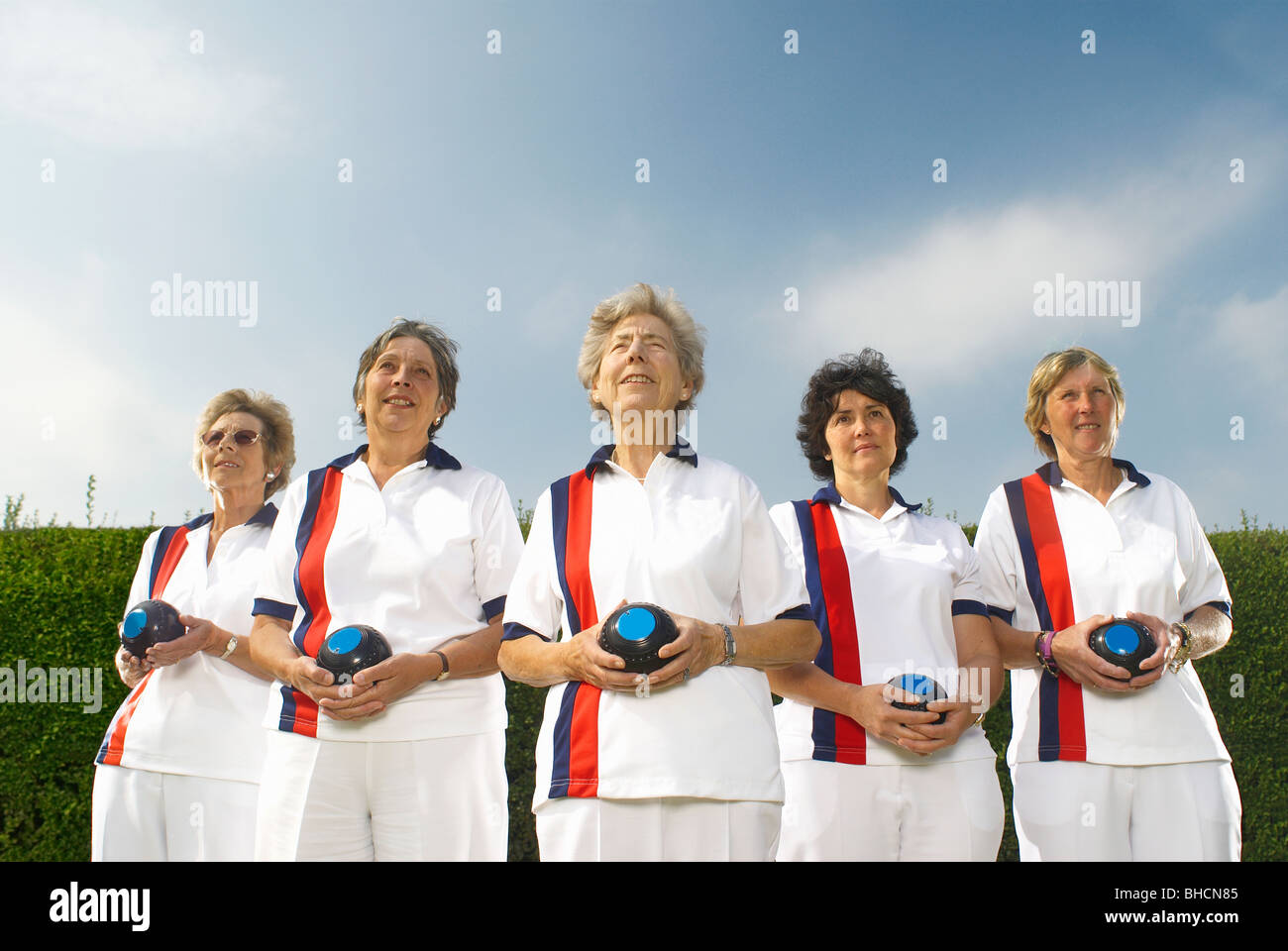 female bowls players Stock Photo - Alamy