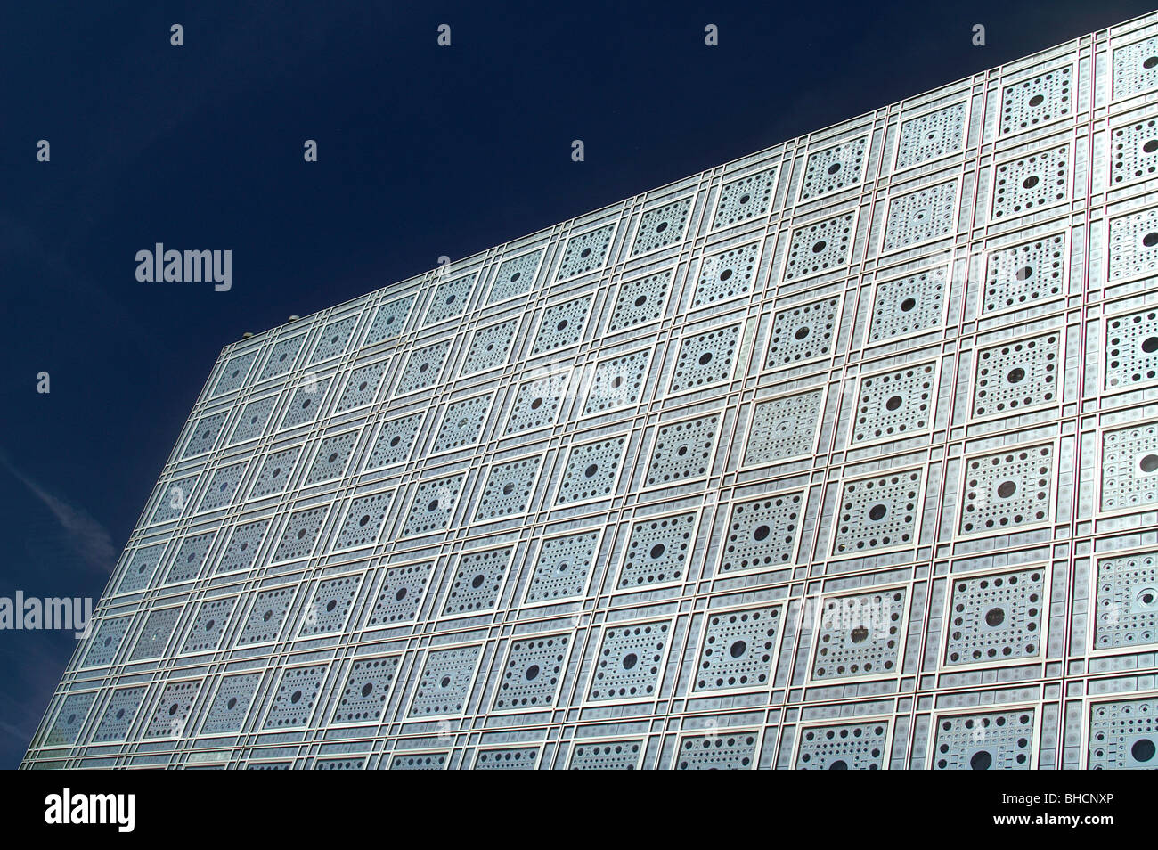 The Institut du Monde Arabe (IMA) or Arab World Institute (AWI). Paris ...