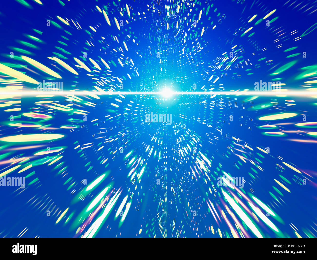 Light beams blue background computer graphic Stock Photo - Alamy