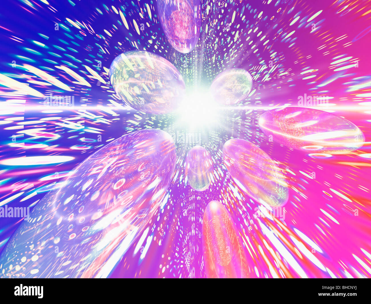 Abstract light beams computer graphic Stock Photo - Alamy