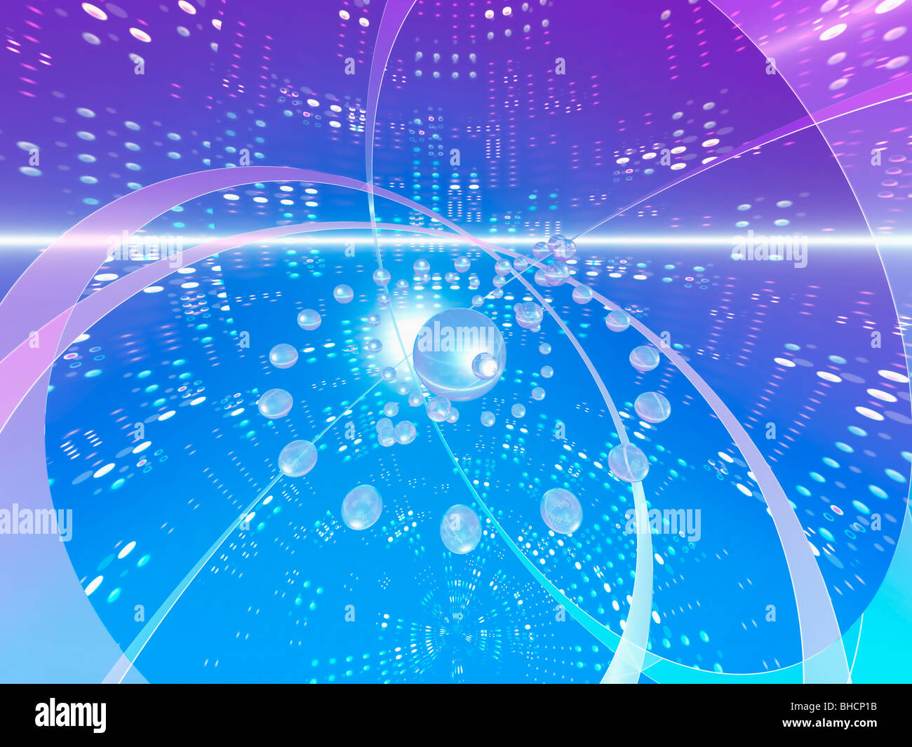Abstract spheres computer graphic Stock Photo - Alamy