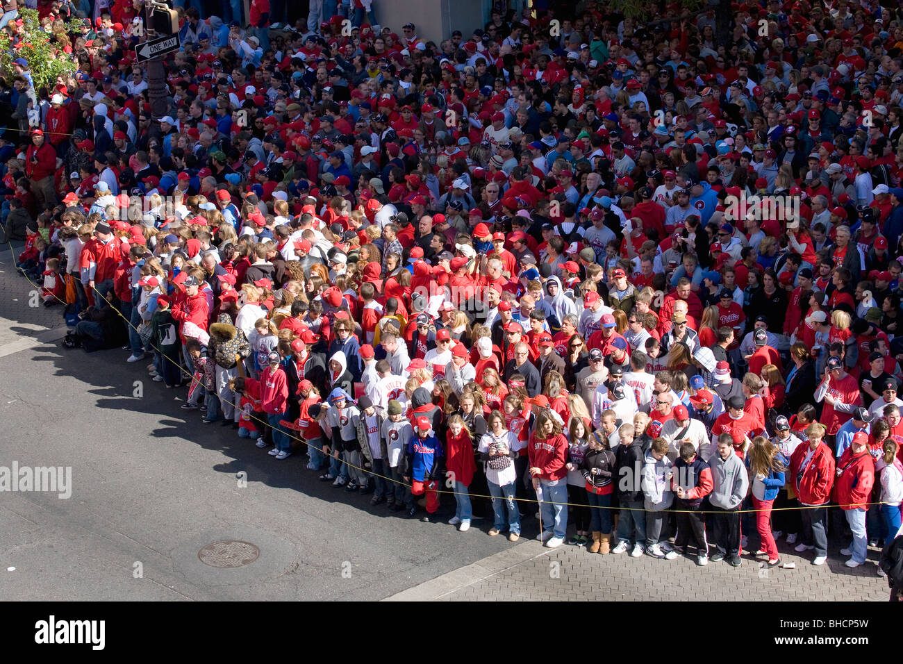 Philadelphia Phillies fans celebrating Phillies World Series victory ... Philadelphia Phillies fans celebrating Phillies World Series victory ...