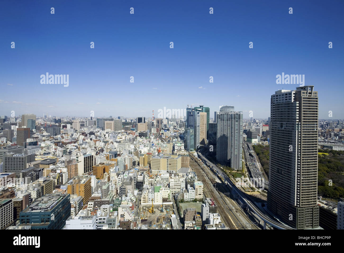 Office buildings in Tokyo Tokyo prefecture Japan Stock Photo - Alamy