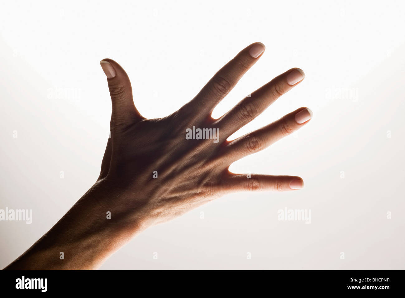 Hands making emphatic gesture Stock Photo - Alamy
