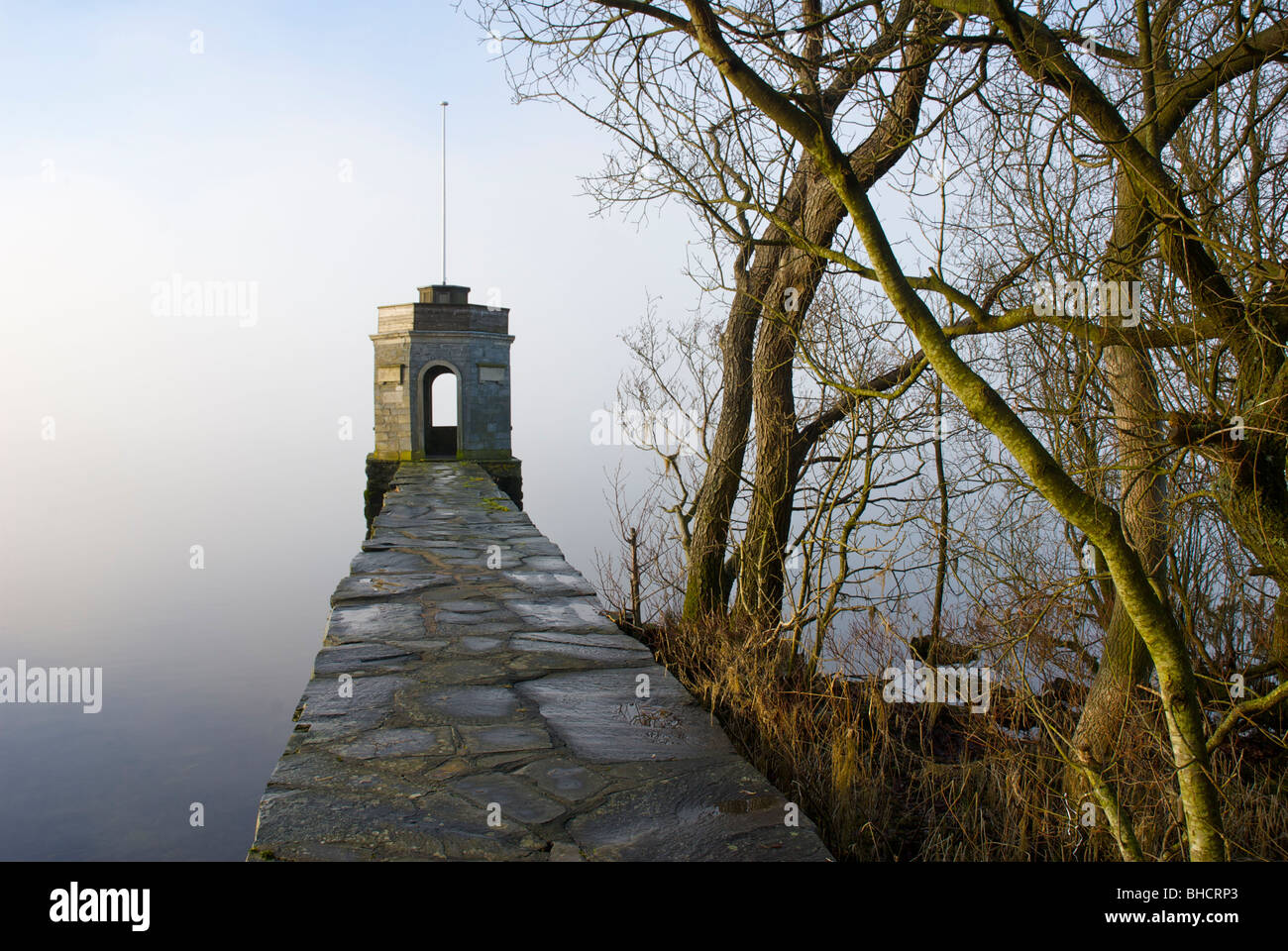 Storrs Temple, in the grounds of Storrs Hall Hotel, Lake Windermere ...