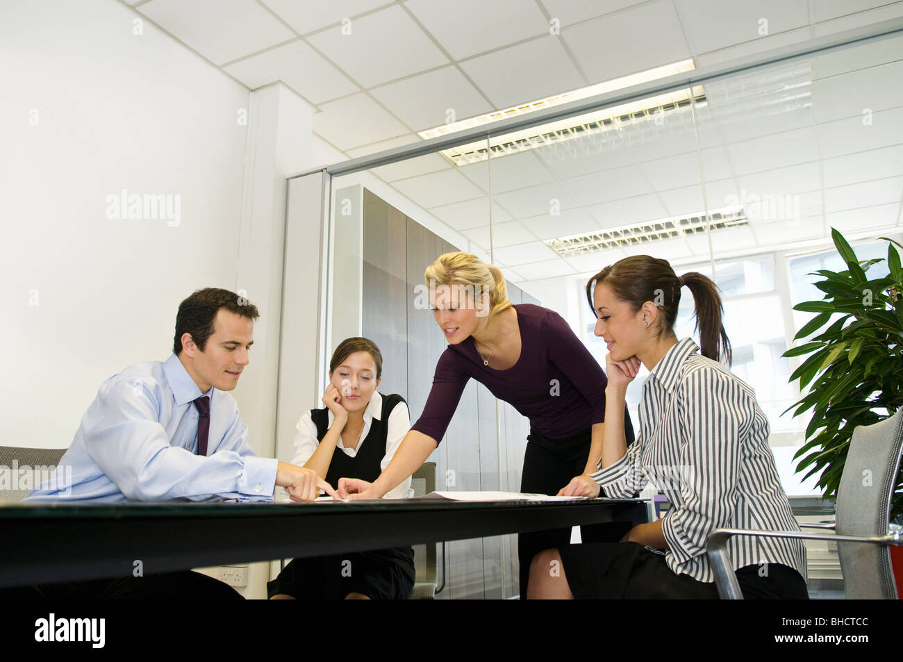 A business meeting Stock Photo - Alamy