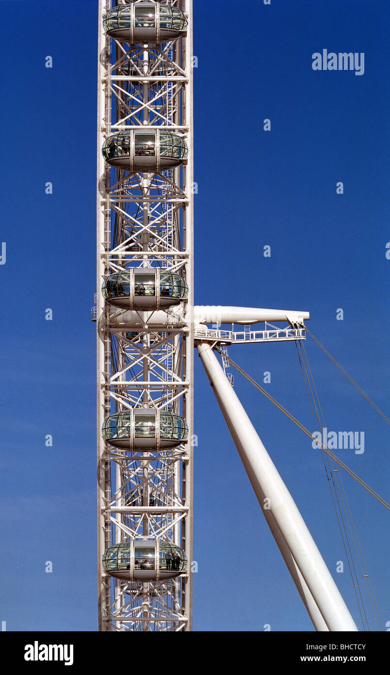 The London Eye, also known as the Millennium Wheel Stock Photo - Alamy