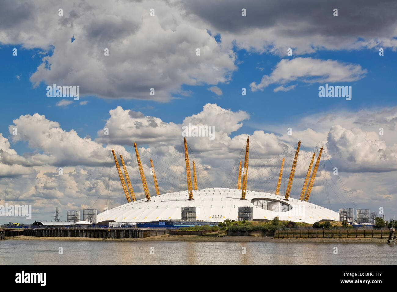 Millennium Dome - O2 Centre - Greenwich Peninsular Stock Photo - Alamy