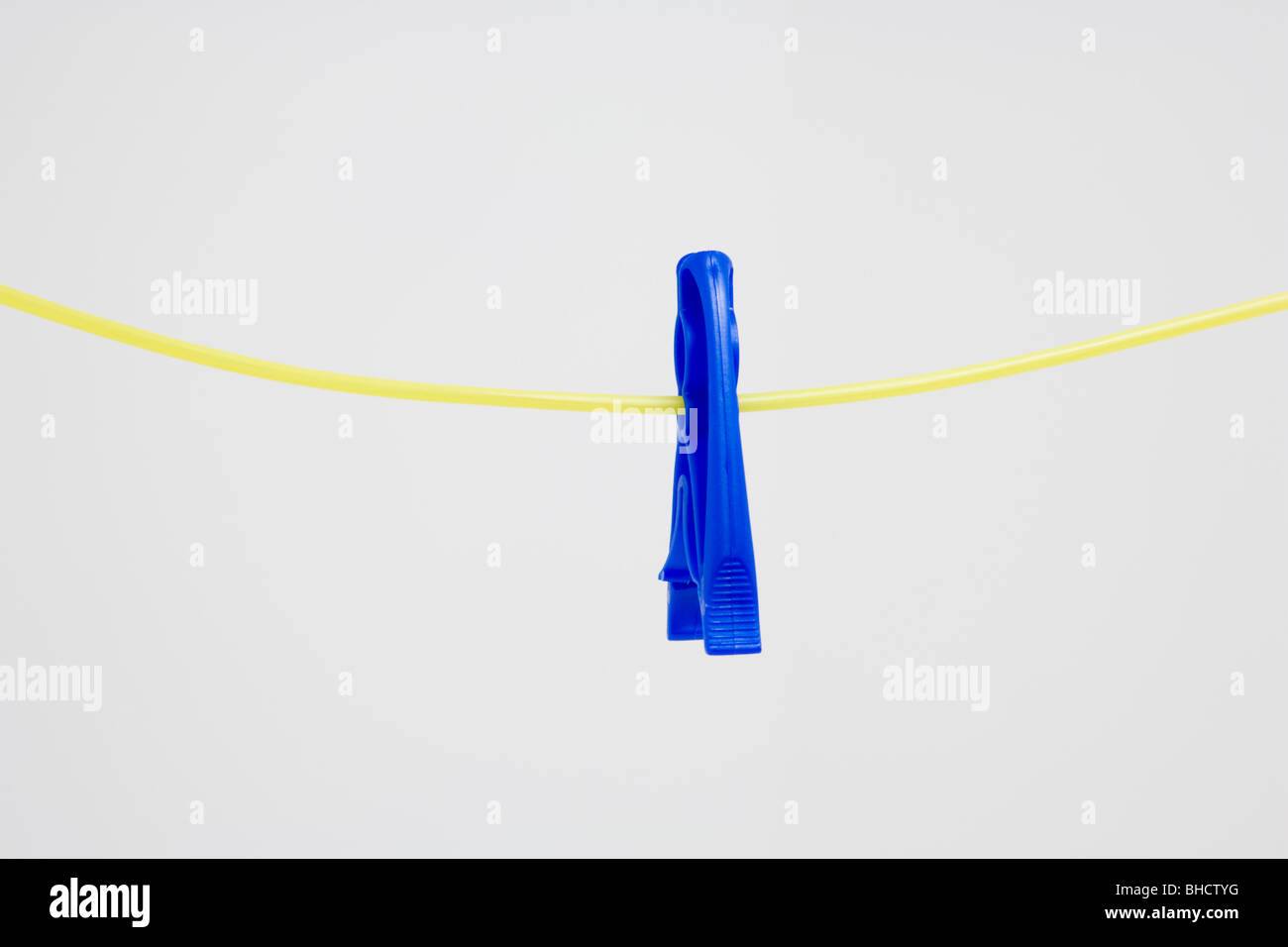 One peg on the clothing line Stock Photo - Alamy