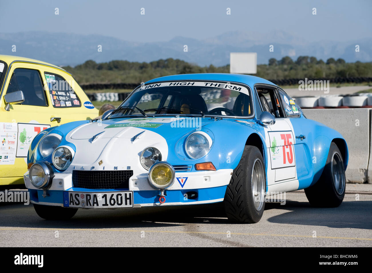 Blue 1970 Renault Alpine A110 Berlinette classic sports car Stock Photo ...