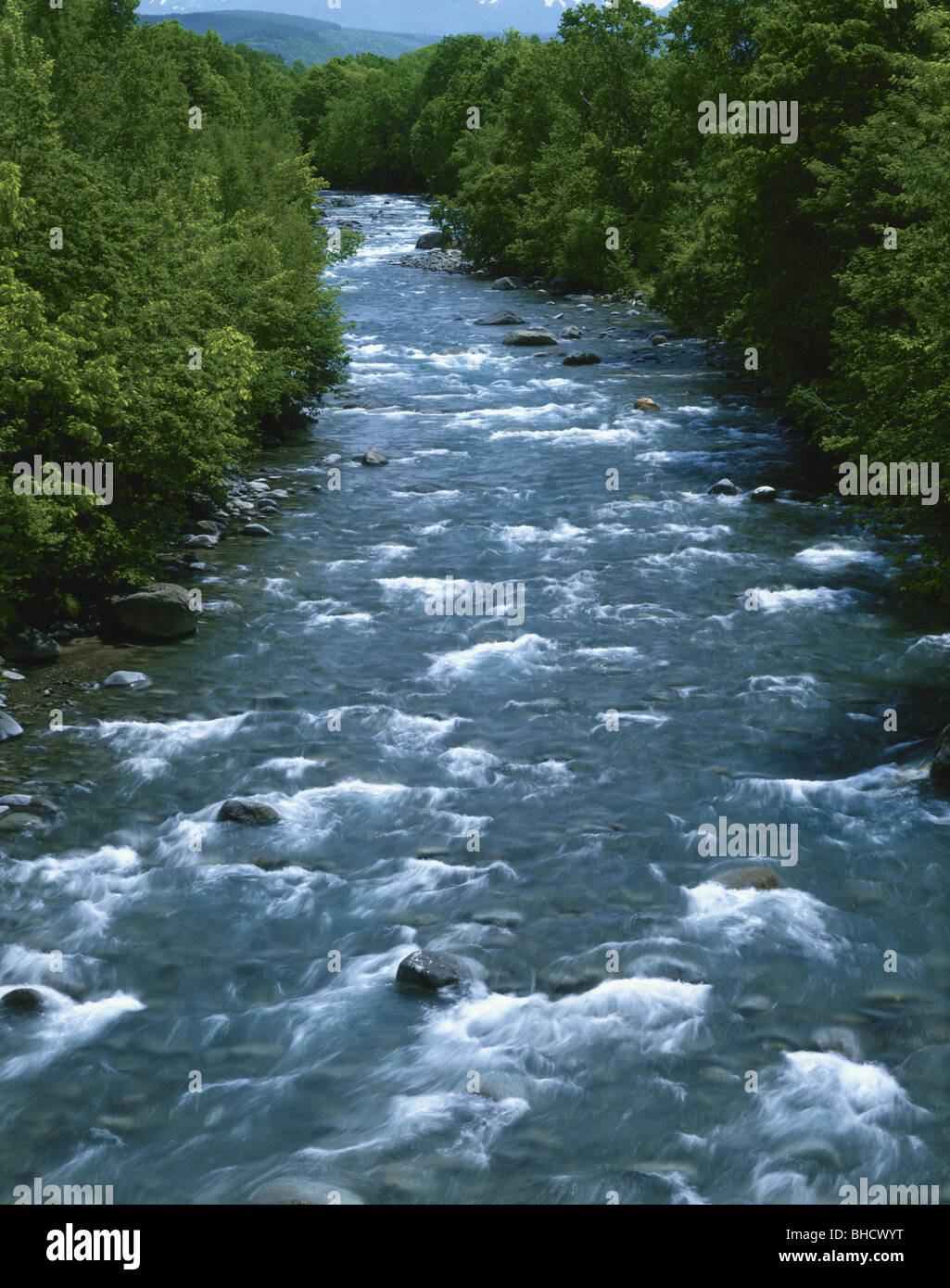 Bieie River, Biei-machi, Hokkaido, Japan Stock Photo - Alamy